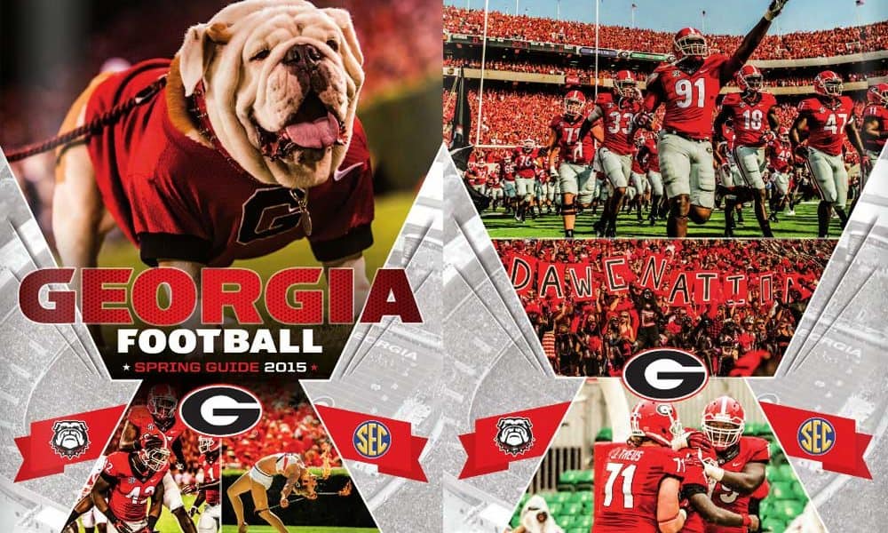 2015 UGA Football Spring media guide