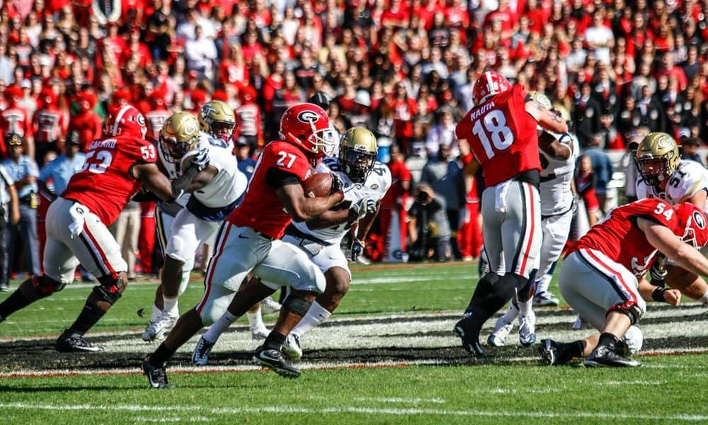 UGA Band members, students call for Blackout of Georgia Tech