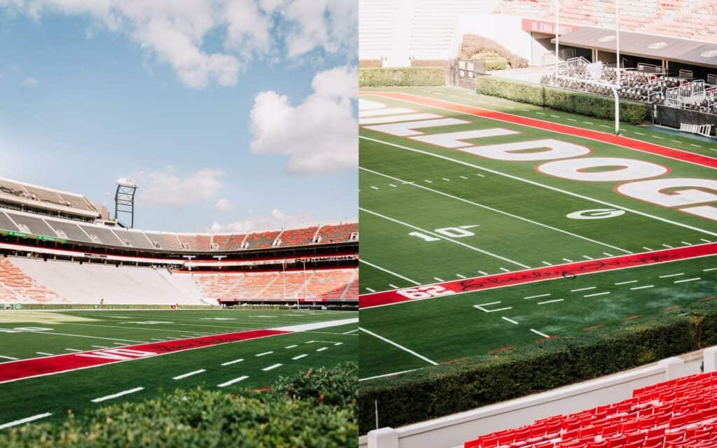 UGA football to honor Vince Dooley, Charley Trippi with on-field logos