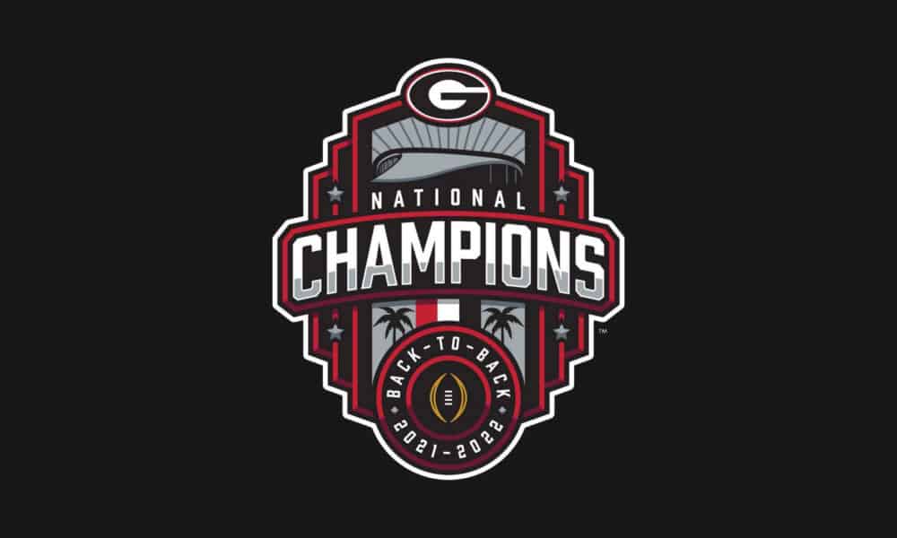UGA football breaks down the 2022 National Champions logo
