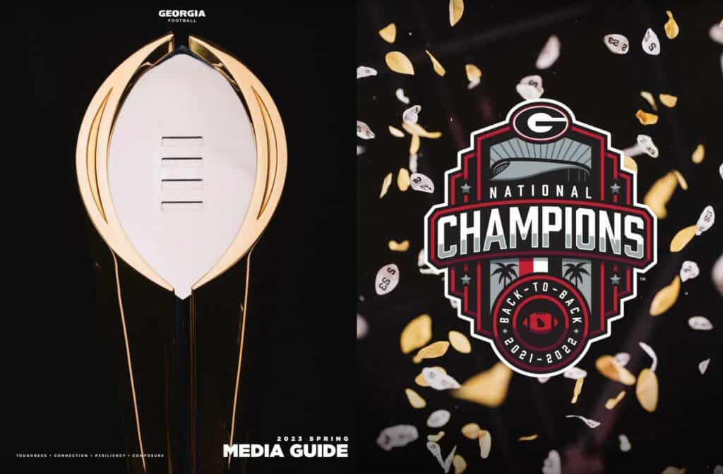 2023 UGA Football Spring Guide released
