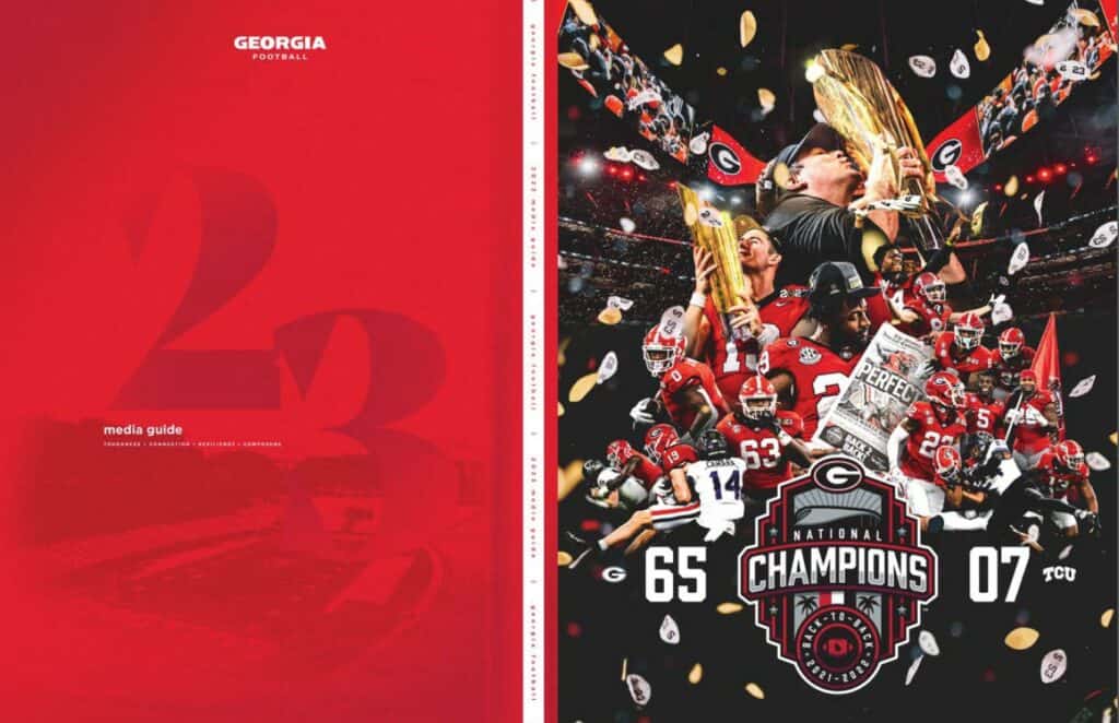2023 UGA Football Media Guide available to view online