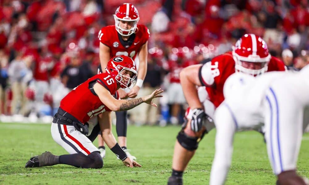 Carson Beck, Peyton Woodring named Co-SEC Players of the Week