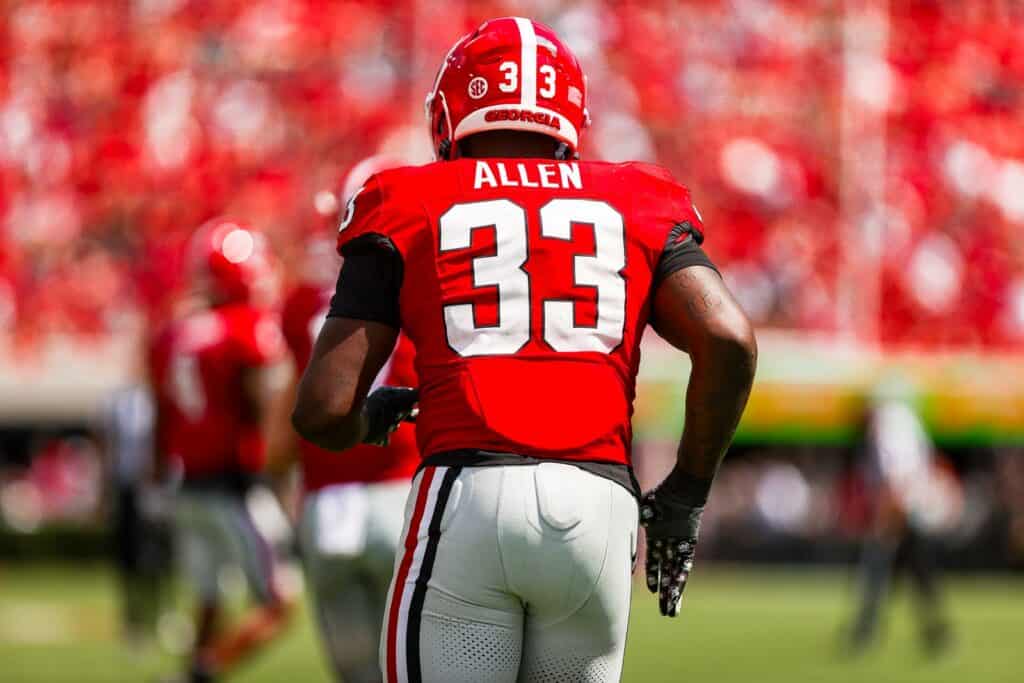 Georgia’s CJ Allen named Shaun Alexander Freshman of the Week