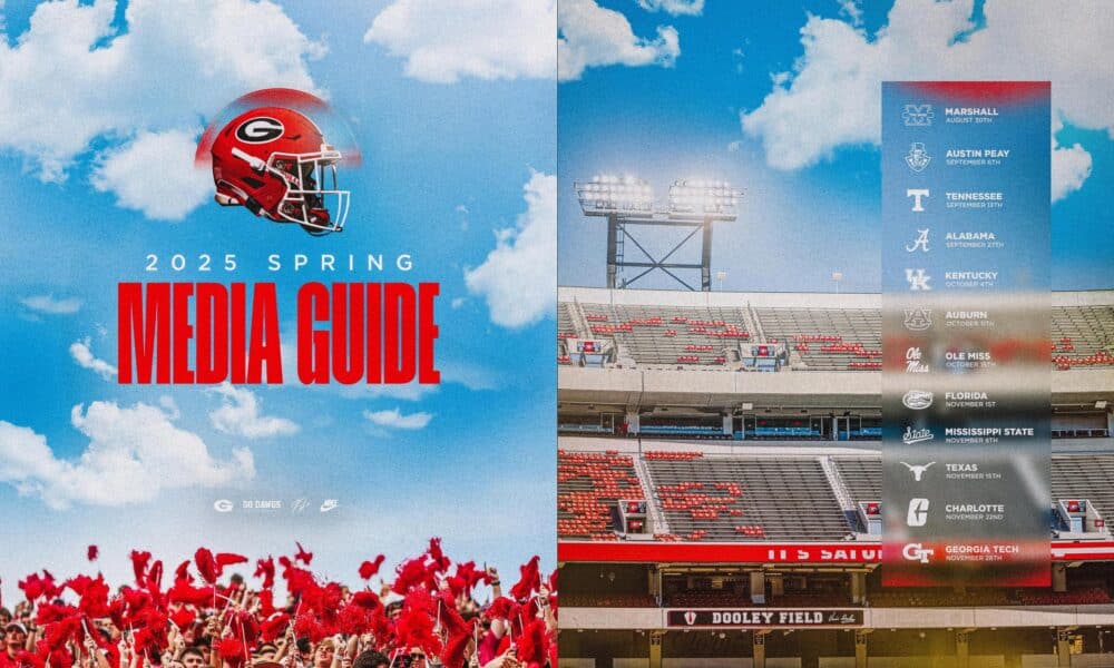 2025 UGA Football Spring Media Guide released