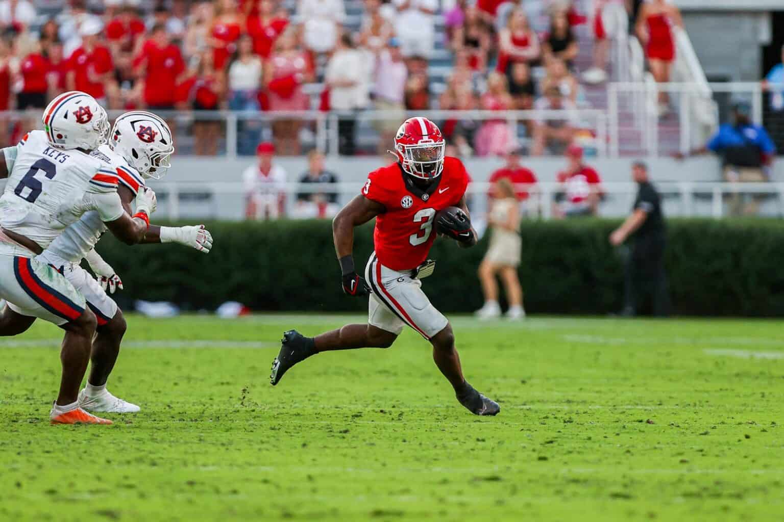 Time, TV set for Georgia-Auburn football game on October 11