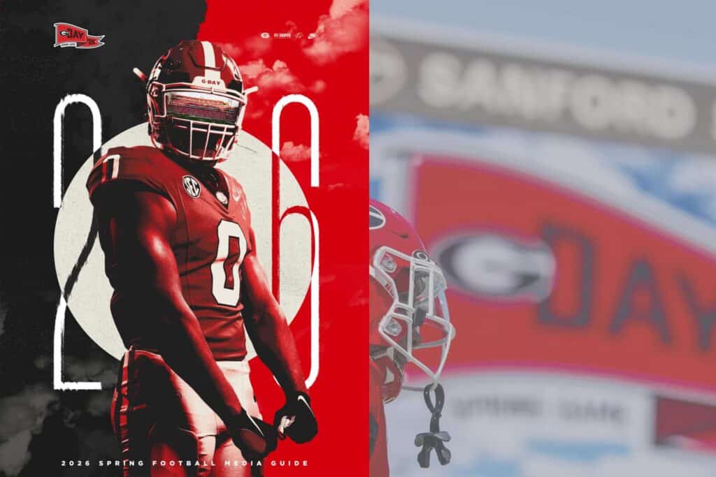 2026 UGA Football Spring Media Guide released
